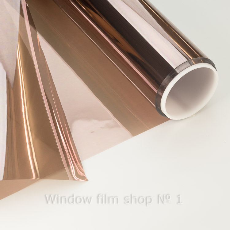 Bronze Mirror Window Film and Glass Tint - 20% and 35%